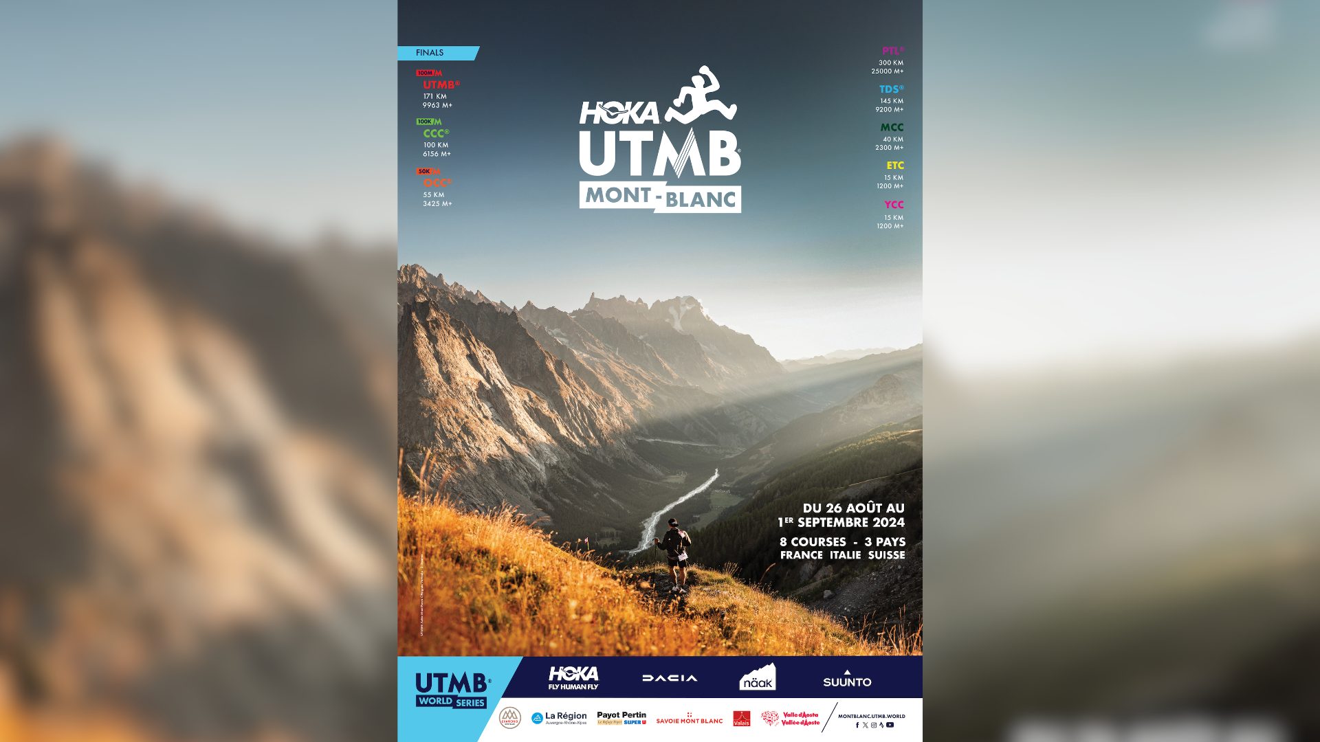 HOKA UTMB Mont-Blanc、今年のポスターはアルプスの壮大な景色を称える | DogsorCaravan トレイルランニング ...